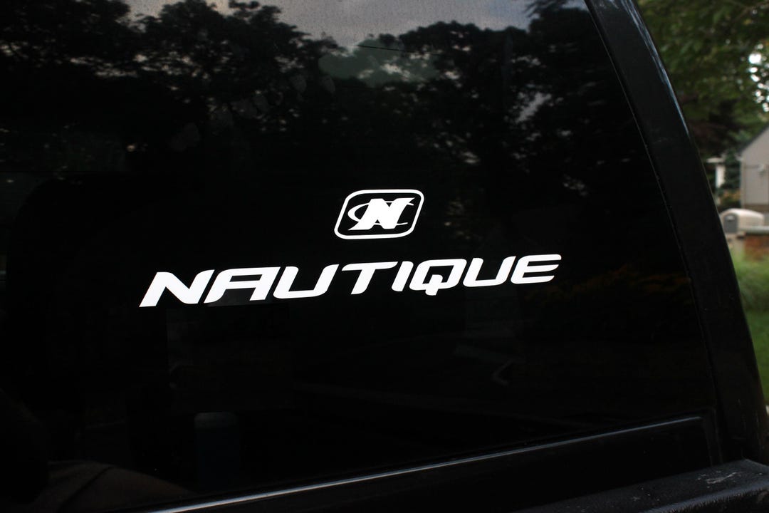2x Nautique Decals Water Ski Boat Trailer Window Vinyl Decal Sticker - Etsy