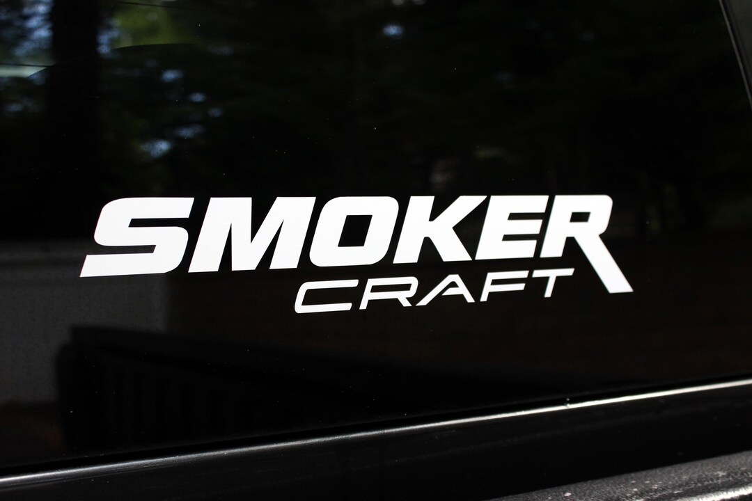 Smoker Craft Boat Decals WHITE SET OF 2 Vinyl Decal Stickers - Etsy