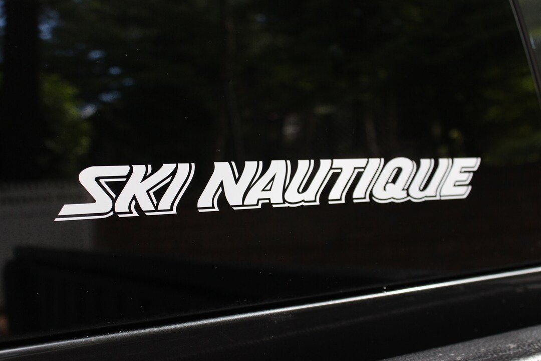 2x Ski Nautique Decals Water Ski Boat Trailer Window Vinyl Decal ...