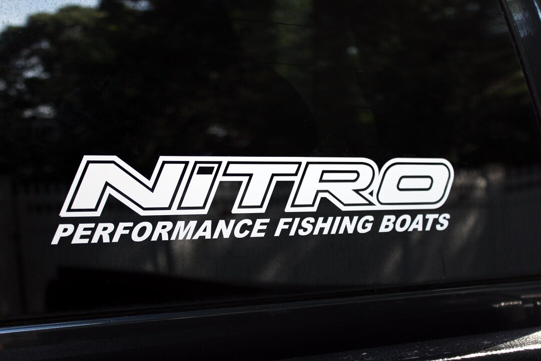 Nitro Fishing Boats Decals SET OF 2 Vinyl Decal Stickers - Etsy