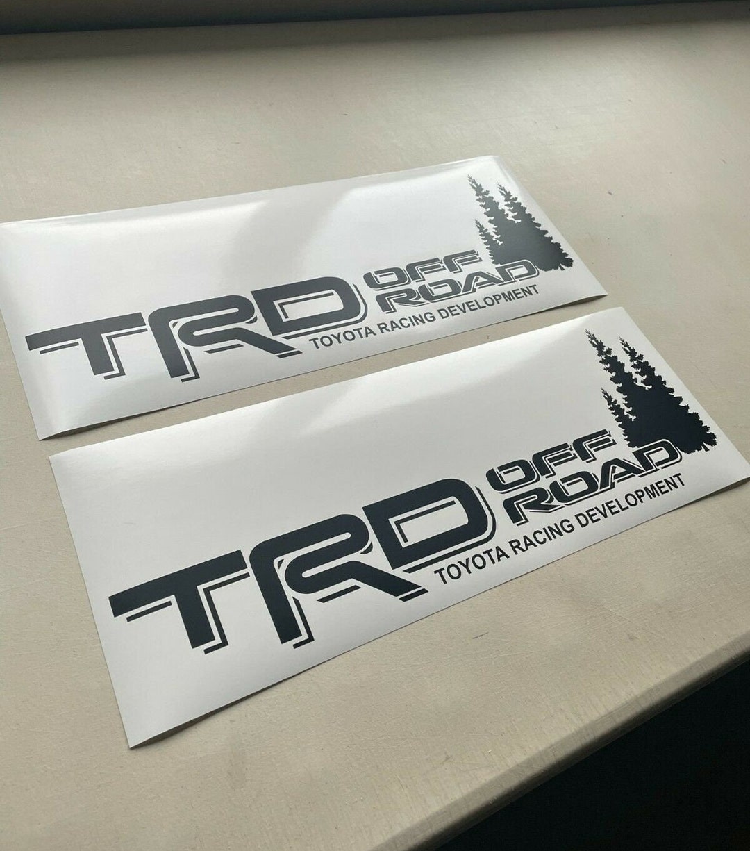 TRD Offroad Pine Trees Mountain Toyota Racing Development Tacoma Bed ...