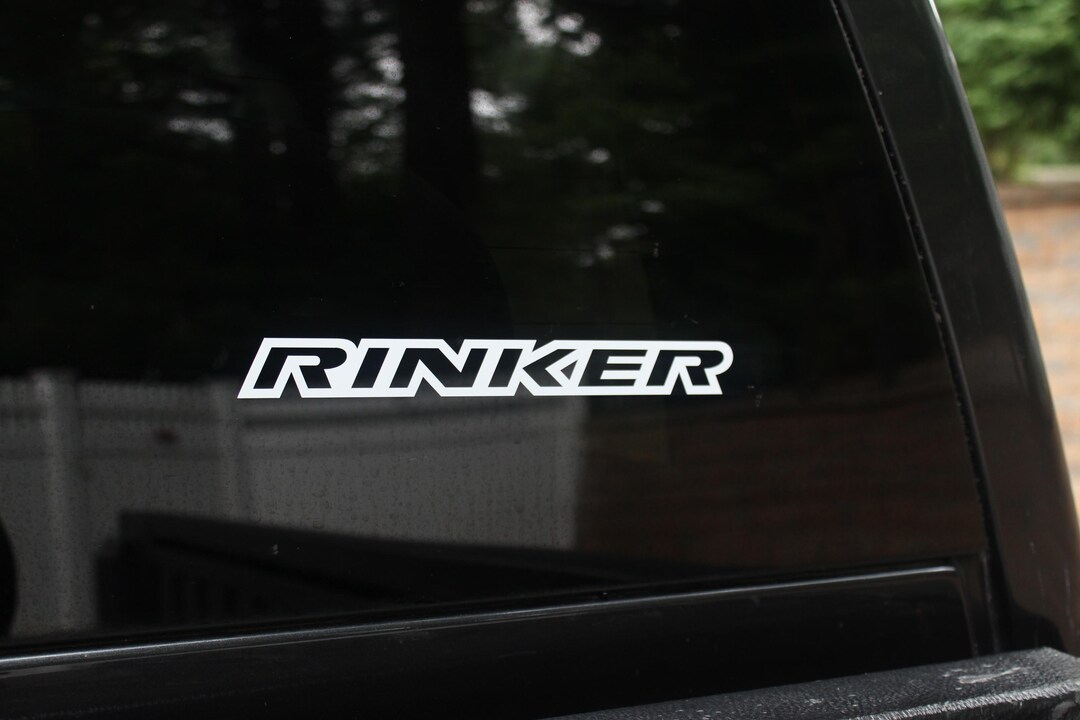 Rinker Boat Decals WHITE SET OF 2 Vinyl Decal Stickers - Etsy