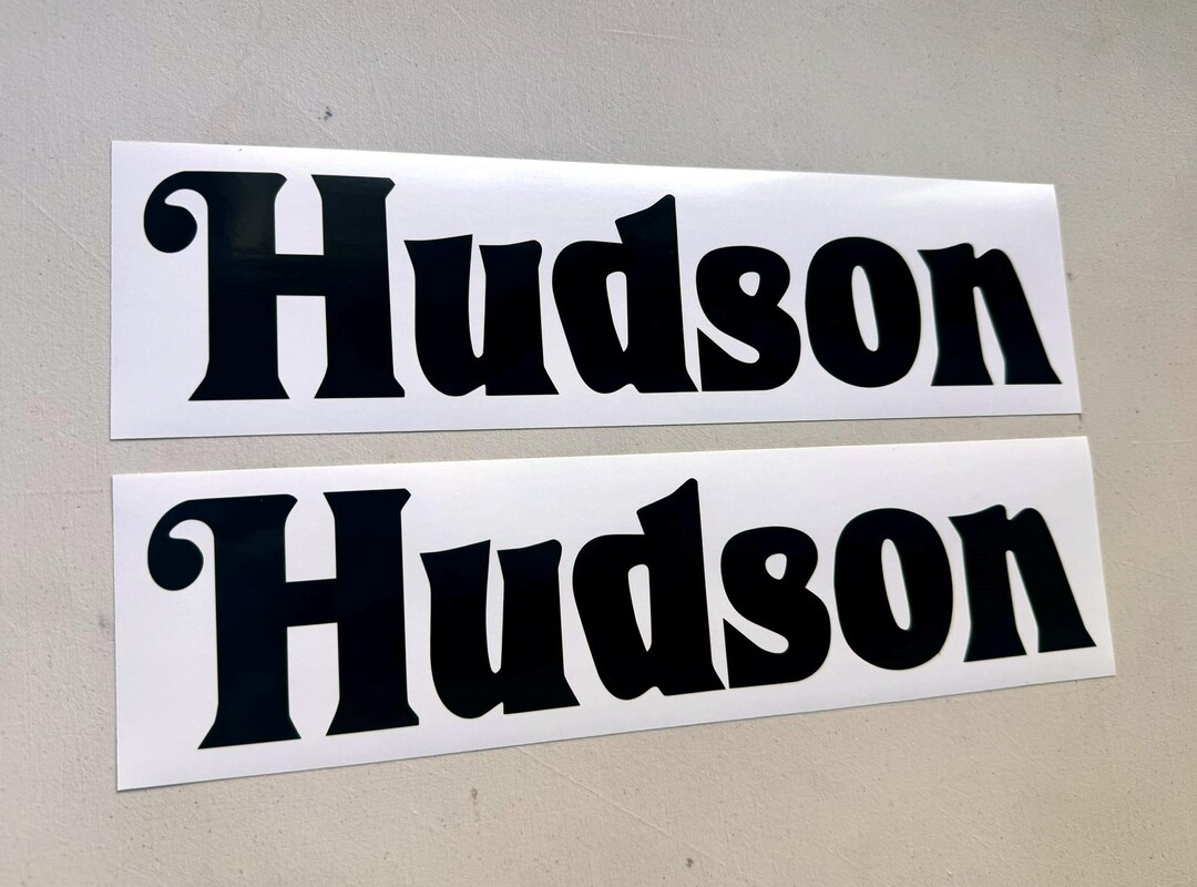 Hudson Trailer Decals SET OF 2 Vinyl Decal Stickers - Etsy