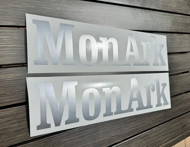 Monark Boat Decals SET OF 2 Vinyl Decal Stickers - Etsy