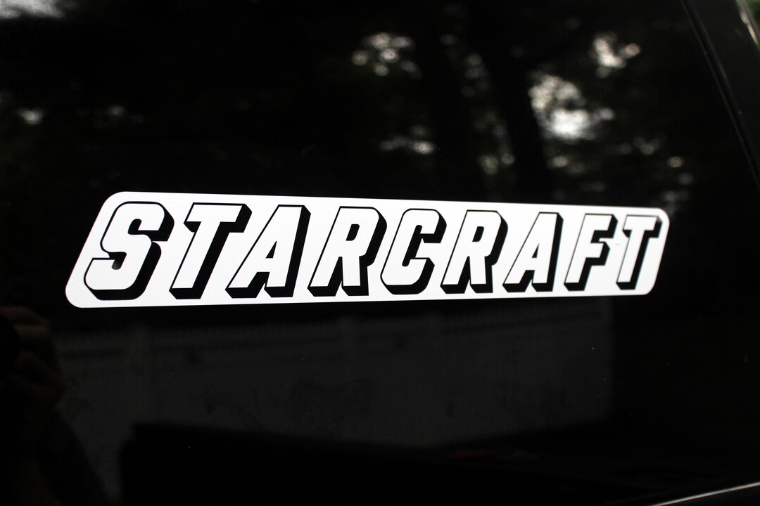 2x Starcraft Boats Decals Trailer Vintage Pontoon Fishing Hull Marine ...