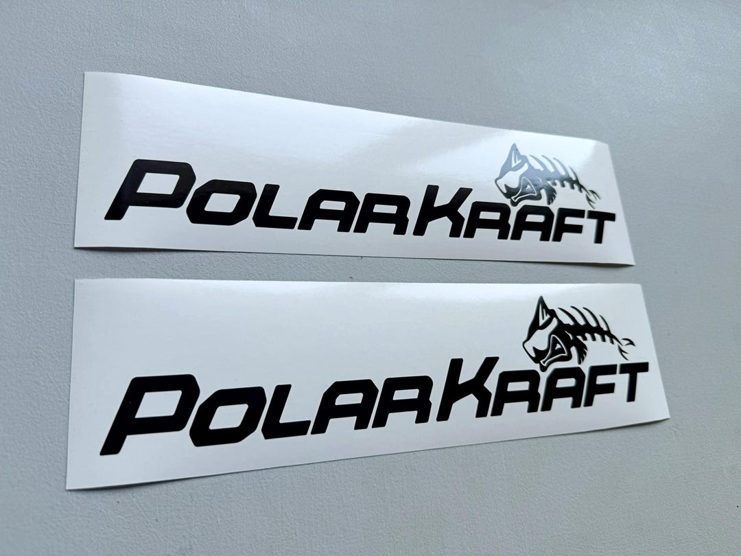Polar Kraft Boat Decals SET OF 2 Vinyl Decal Stickers - Etsy