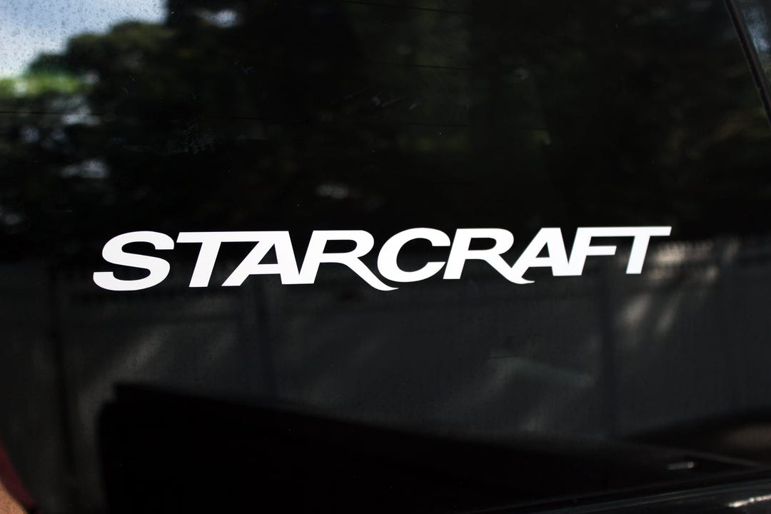 2x Starcraft Boats Trailer Vintage Pontoon Fishing Hull Marine Decals ...