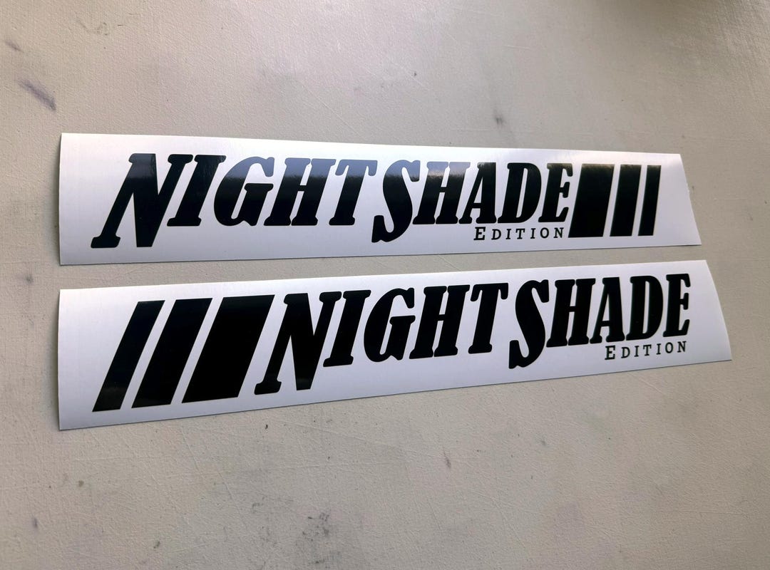 TRD Nightshade Edition Tacoma Tundra Bed Tailgate Decal (2x) TRD ...