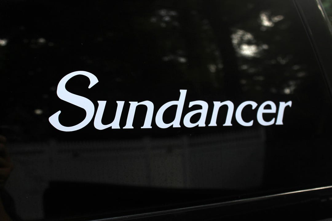 2x Sundancer Boats Decals Trailer Vintage Pontoon Fishing Hull Marine ...