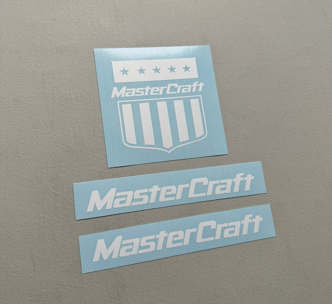 Mastercraft Ski Boats Logo Window SET OF 3 Multi-color Vinyl Decal ...