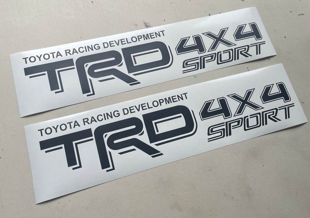 TRD 4x4 Sport Toyota Racing Development Tacoma Tundra 4runner Bed ...