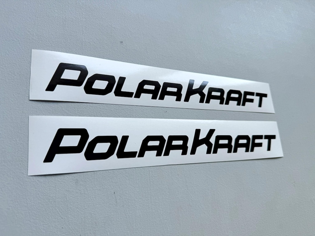 Polar Kraft Boat Decals SET OF 2 Vinyl Decal Stickers - Etsy