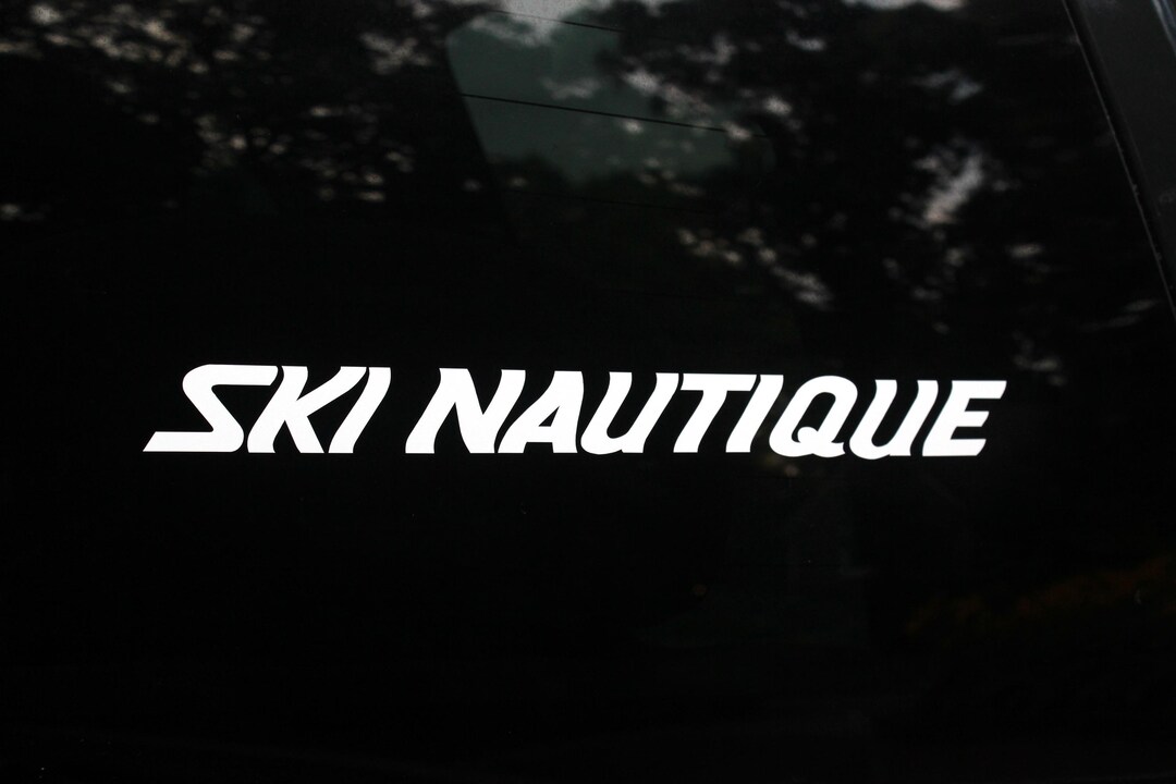 2x Ski Nautique Decals Water Ski Boat Trailer Window Vinyl Decal ...