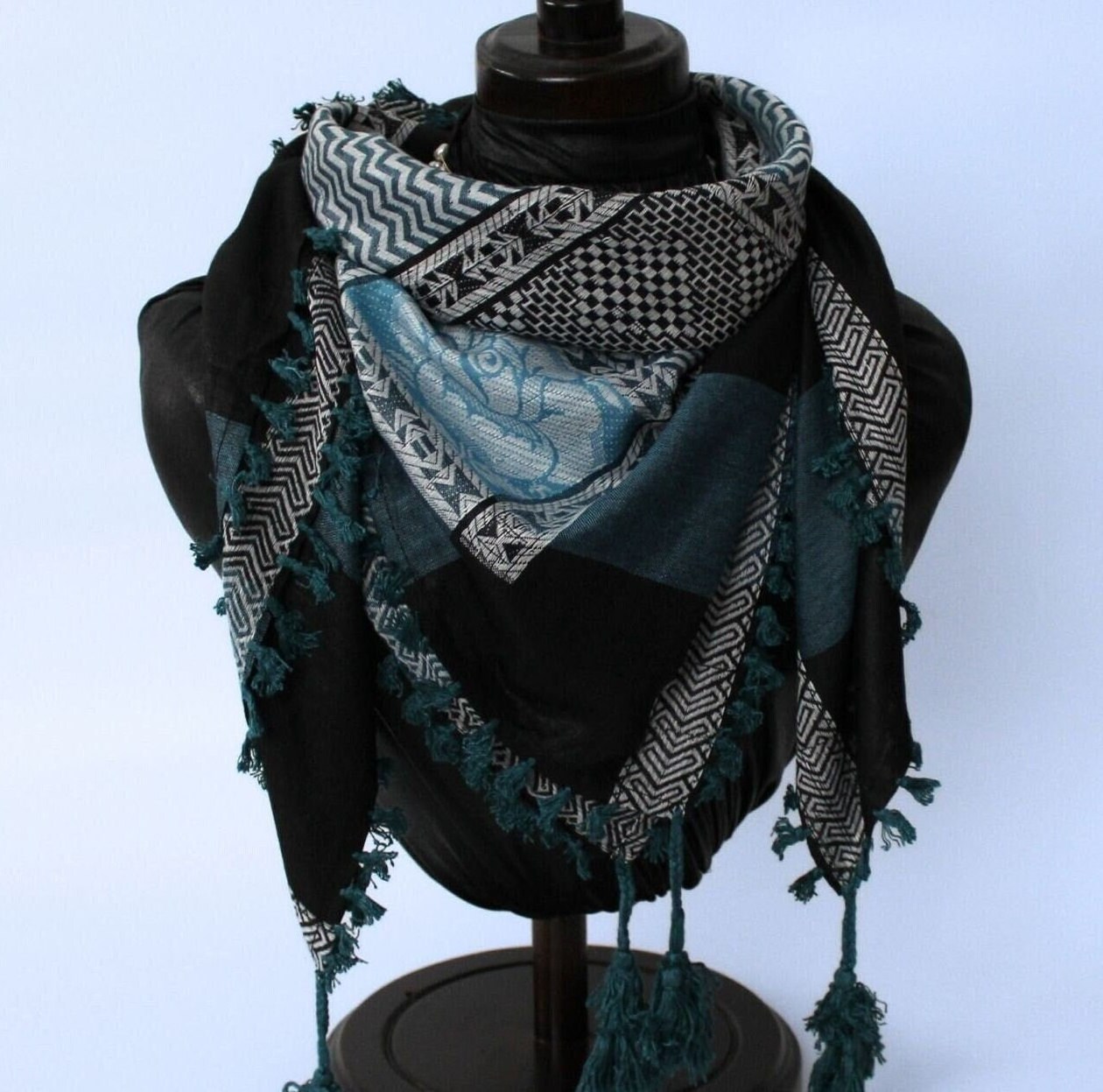 Keffiyeh Shemagh Palestine Hermes Belt Skinny Scarf Designer - Etsy