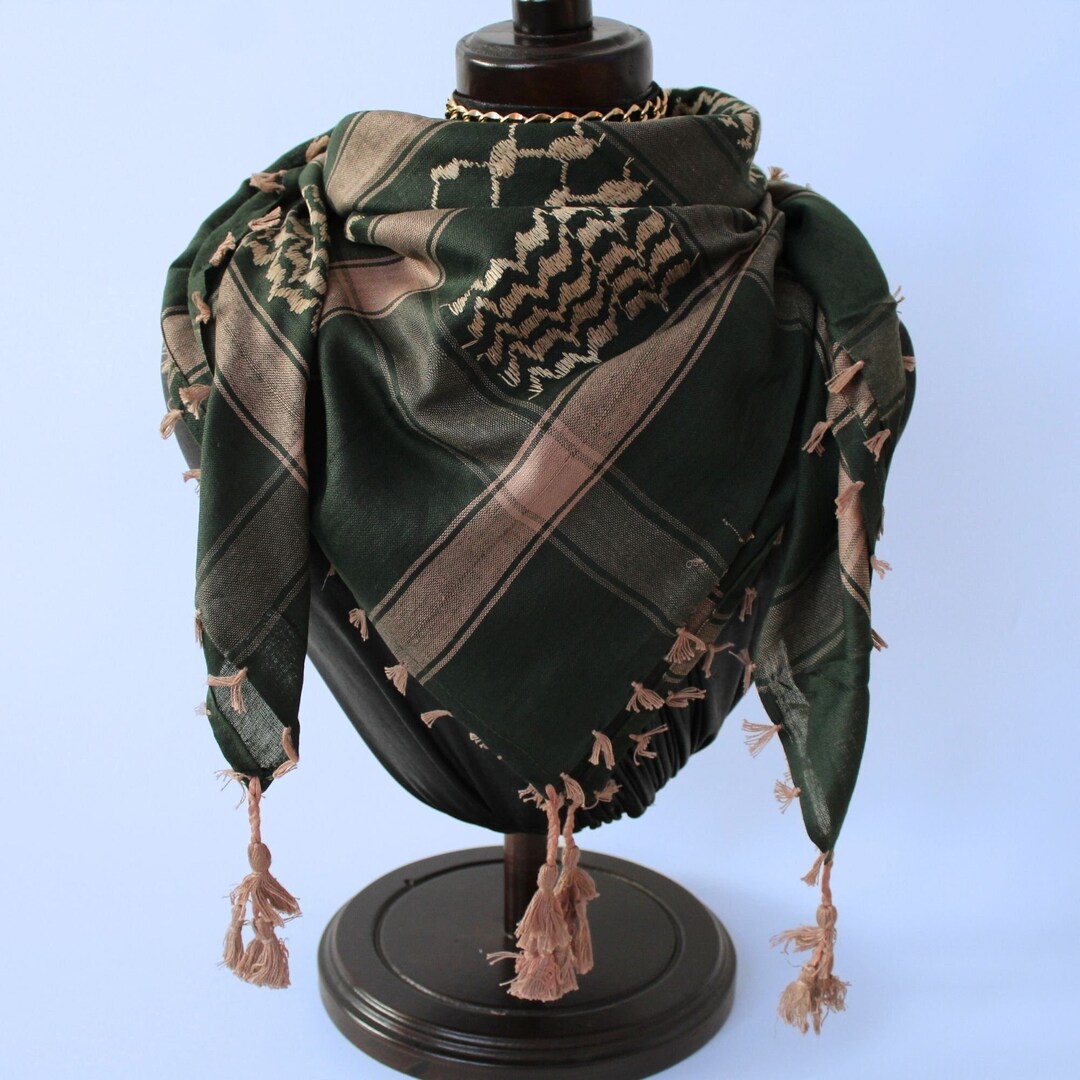 Palestine Scarf, Shemagh, Palestinian Fashion, Turkish Hijab, Face ...