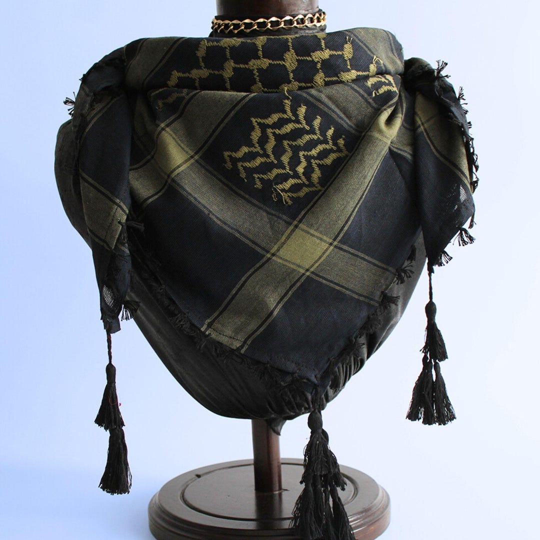 Palestine Scarves, Shemagh Kuffiya, Thobe Embroidered, Head Scarf ...