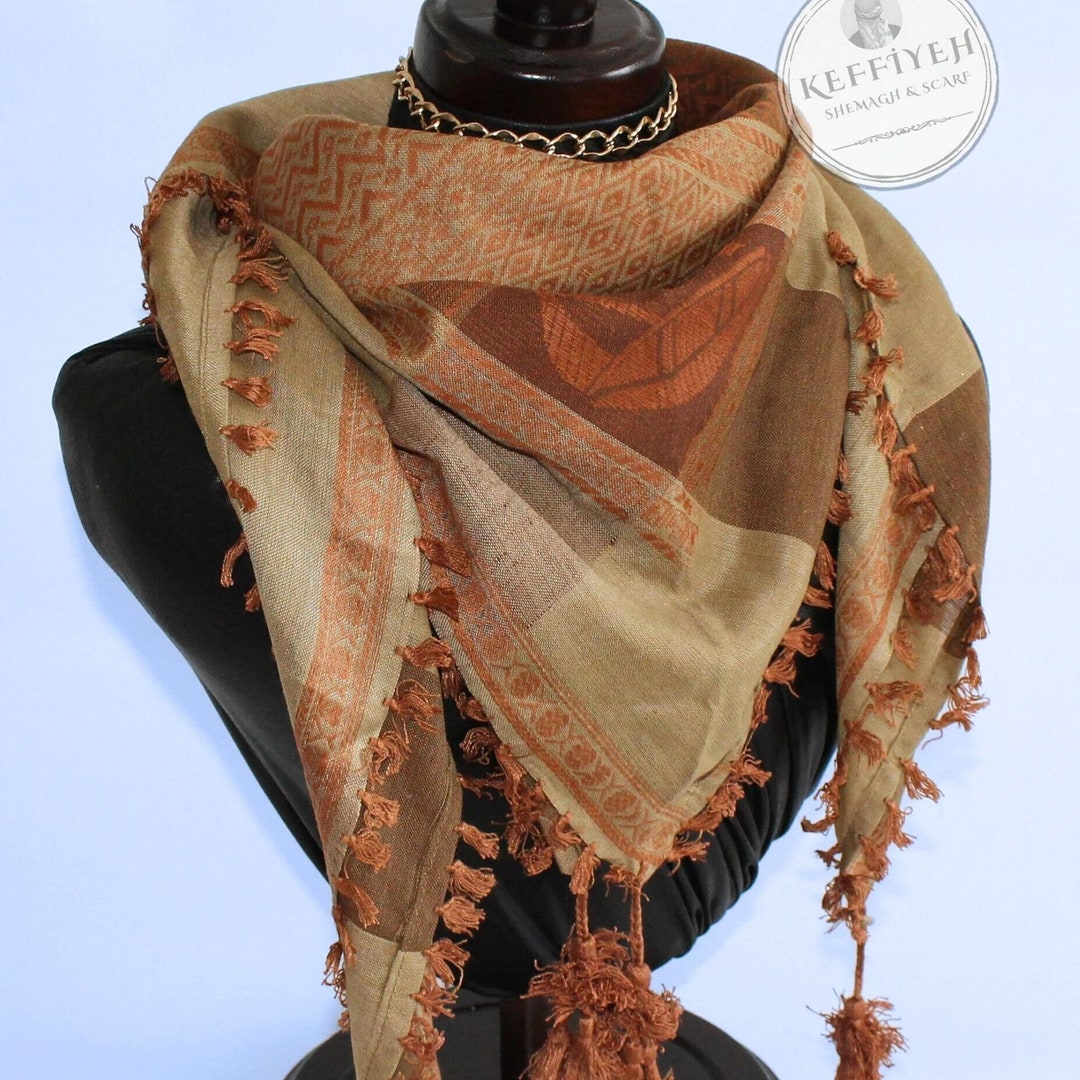 Desert Scarf, Palestinian Thobe, Keffiyeh Shemagh Palestine Gatsby ...