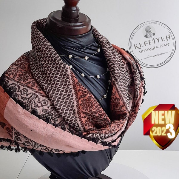 Brown Palestinian Keffiyeh Scarf - Etsy