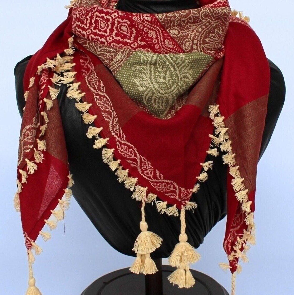 Libyan Desert Glass Scarf Hermes Scarf Ring Kundan Headband Keffiyeh ...