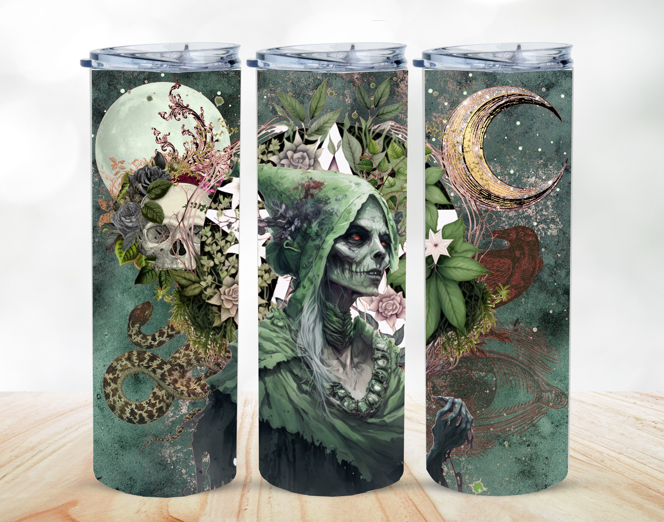 Gothic Fantasy PNG 20oz Sublimation Skinny Tumbler Digital Design ...