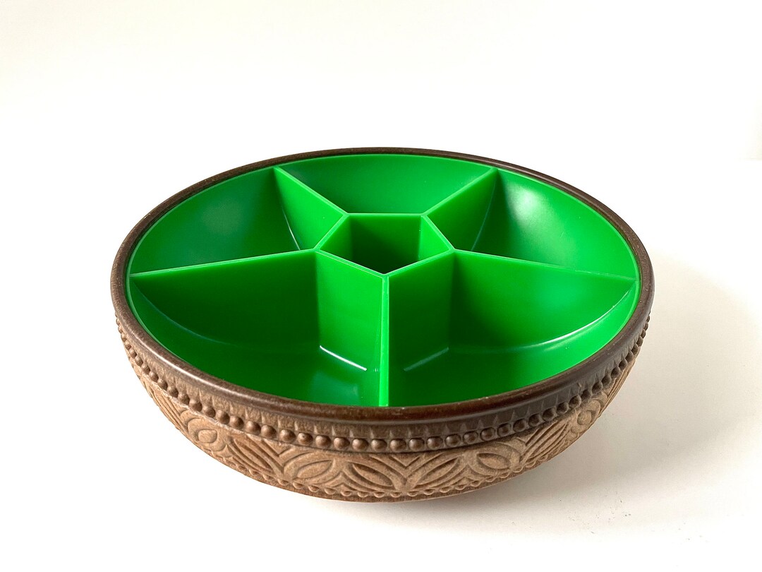 1970s Emsa Space Age Tiki Party Snack Serving Tray Sectioned - Etsy