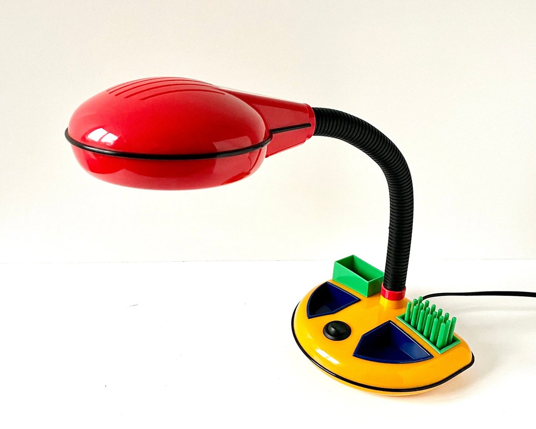 Iconic 80s Rabbit Tanaka Desk Lamp, Postmodern Memphis Style Vintage ...