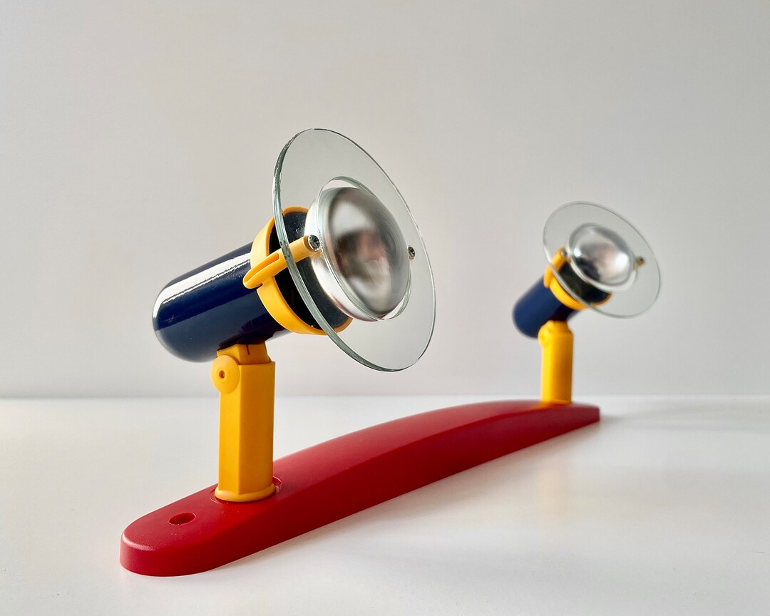 Colorful 80s Flush Mount Ceiling Light Postmodern Memphis - Etsy