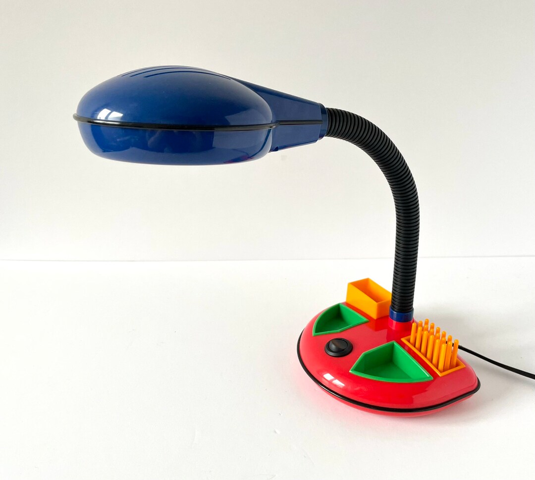 Iconic 80s Rabbit Tanaka Desk Lamp, Postmodern Memphis Style Vintage ...