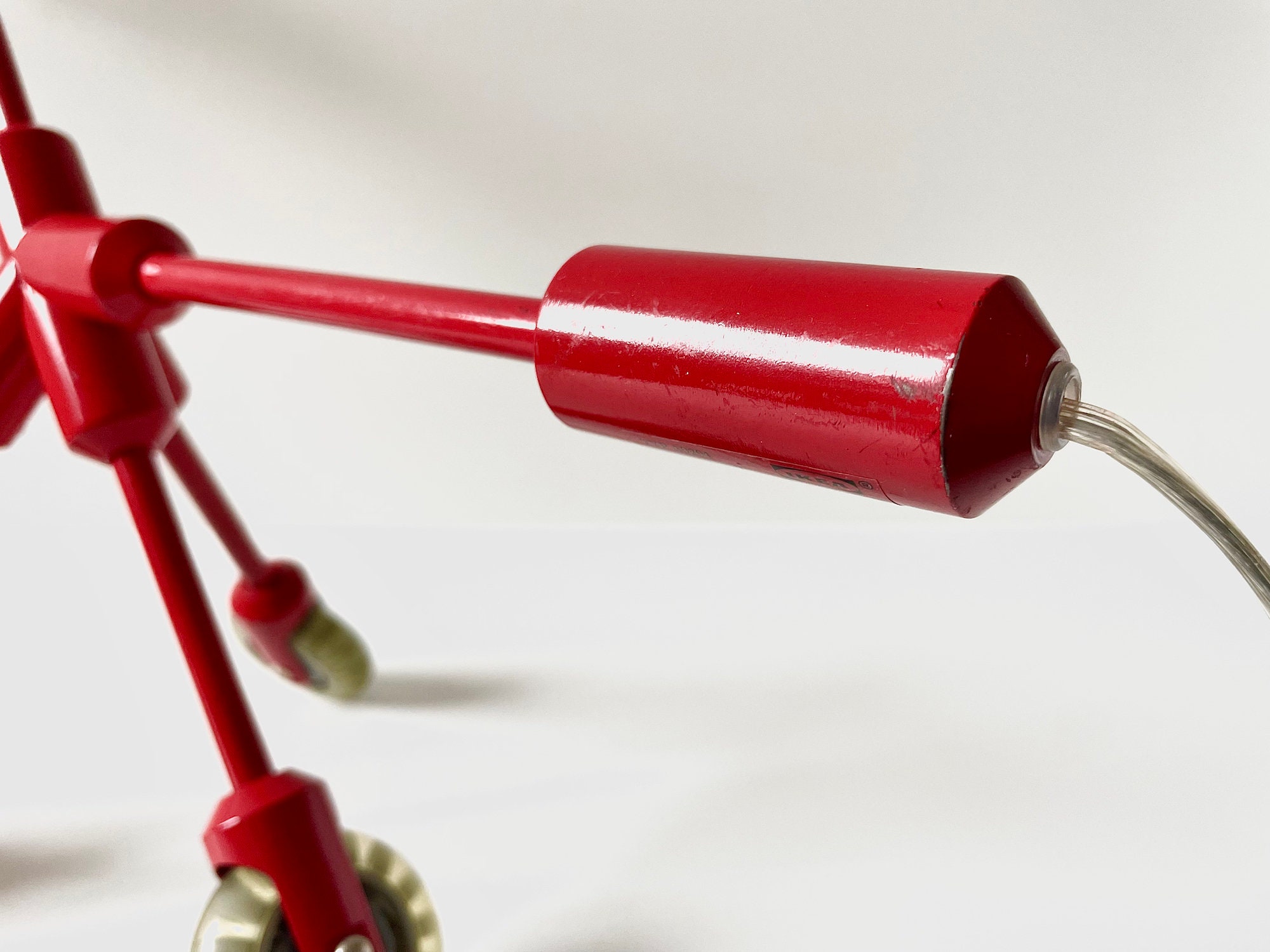 IKEA Kila Red Dog Table Lamp 2001 Design Harry Allen Reading - Etsy