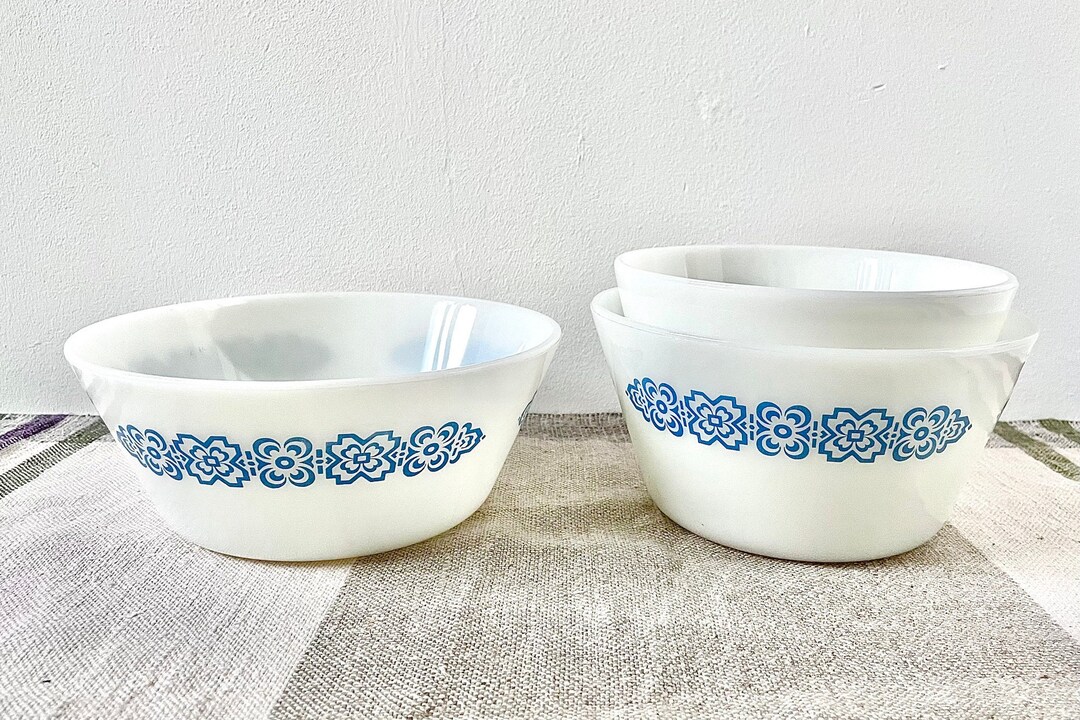 3 Vintage 1950s Salad Bowls Jena Glass, Schott & Gen Mainz West Germany ...