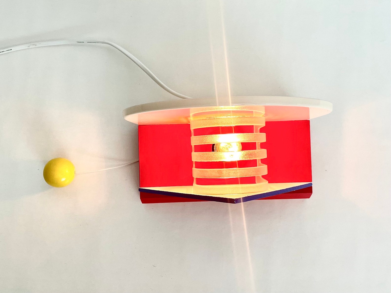 Vintage IKEA Wall Lamp Stoja Plug in Wall Sconce by Ettore Sottsass ...