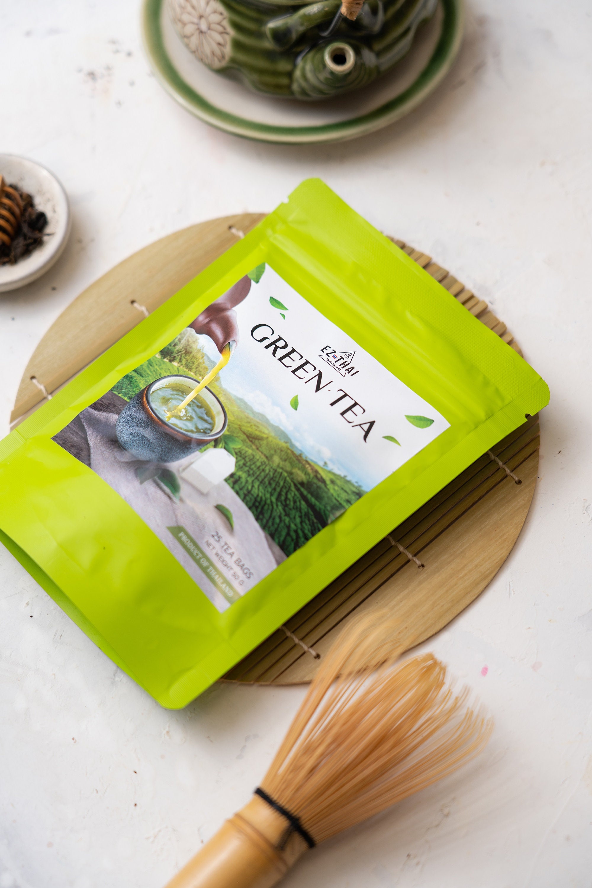 Natural Green Tea - Loose Leaf Assam Tea (25 Bags), Clean & Smooth ...