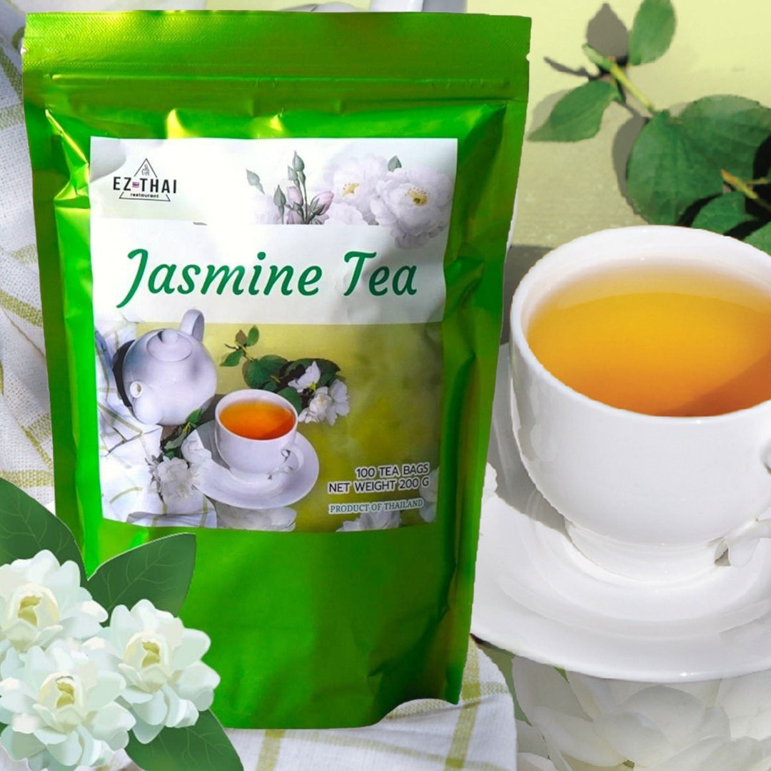 Loose Leaf Jasmine Tea Assam 25/100 Bags - Scented With Jasmine ...
