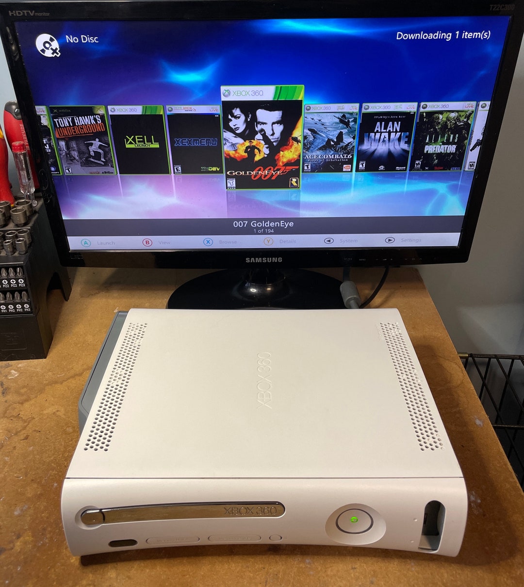 Xbox 360 1TB SSD RGH3 Falcon COD Menu Cfbrevamped Console Only Stealth ...