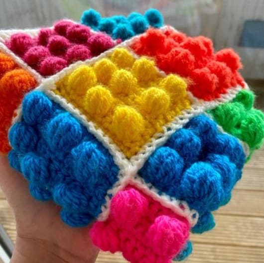 Colourful Building Block Crochet Pattern - Etsy
