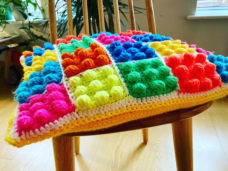 Colourful Building Block Crochet Pattern - Etsy