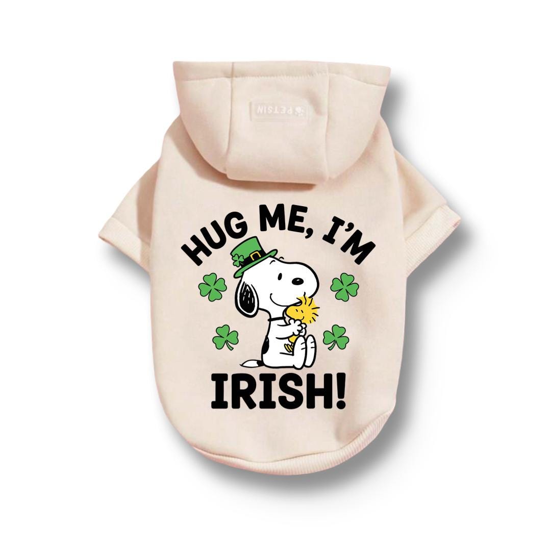 Hug Me Im Irish Beagle Hoodie |st Patrick’s Day Sweatshirt | Shamrock ...