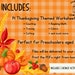 Printable Thanksgiving, Fall, Autumn Activity Worksheet Bundle ...