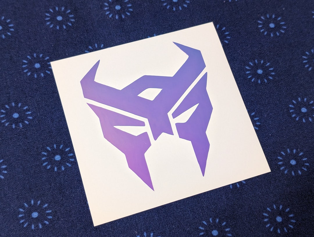 Transformers Terrorcons Symbol Permanent Vinyl Decal in Various Colors ...