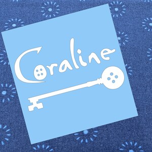 Coraline With Key Permanent Vinyl Decal in Various Colors - Etsy