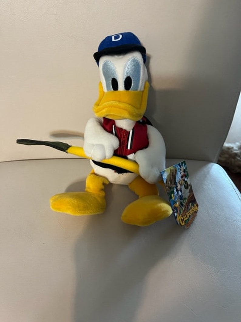 Vintage Disney Rare Donald Duck & Tigger 12 in Mini Bean Bag Rafting ...