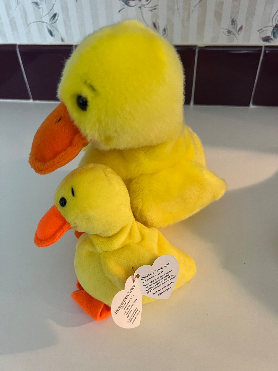 TY Beanie Baby & Buddy-quackers - Etsy
