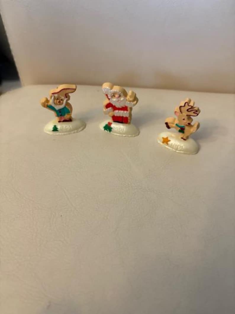 Vintage Hallmark Merry Miniatures- Christmas Season- Used- No Boxes ...