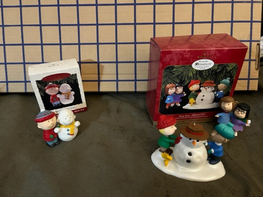 Vintage Peanuts - Snow Day-1999-collectors Edition. the Peanuts Gang ...
