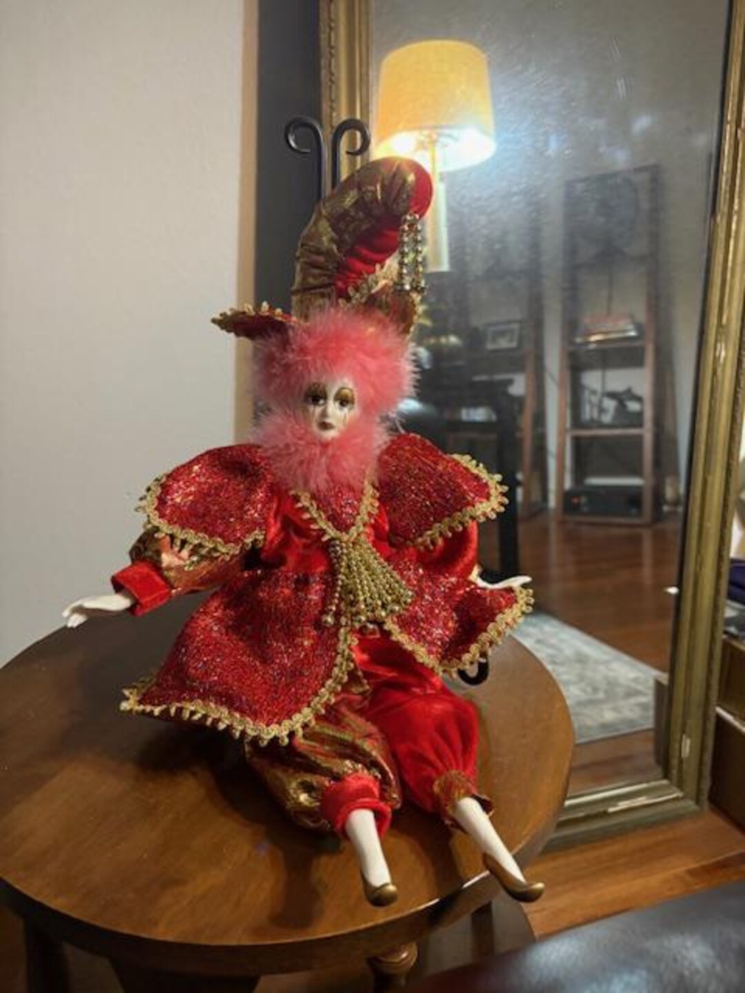Vintage Jester/angel Porcelain Dolls. Pristine Condition. Comes From a ...