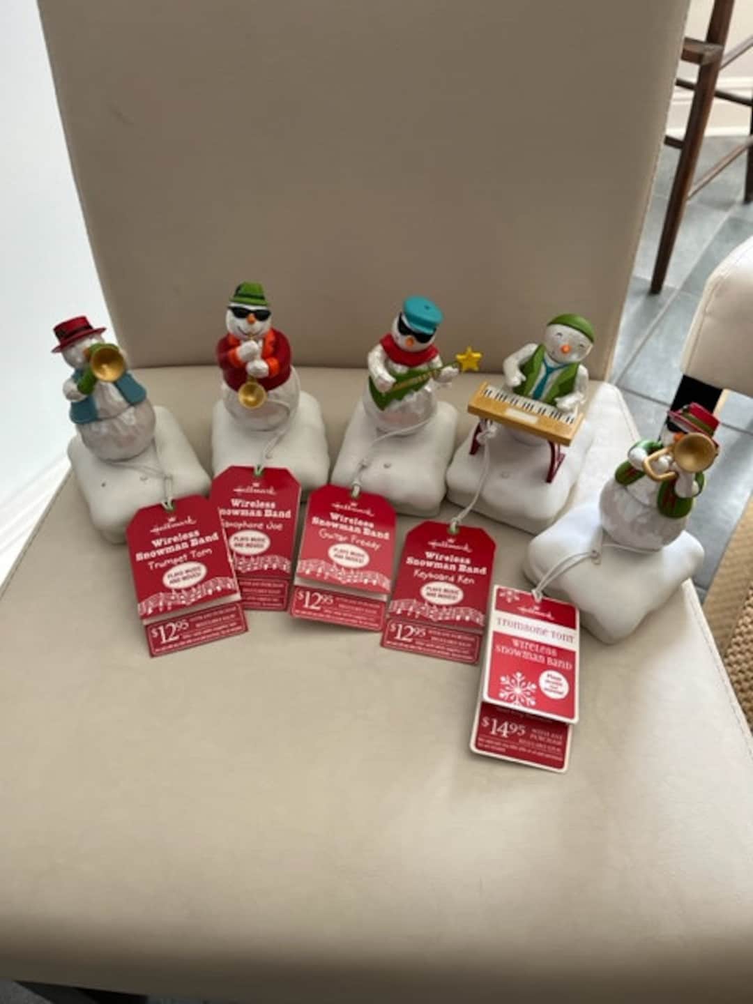 Vintage Wireless Snowman Band Hallmark Keepsake in Pristine Condition ...