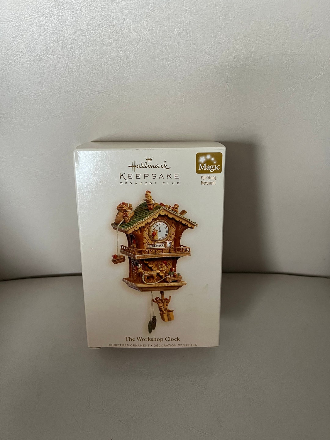 Vintage Clock-2006-hallmark Keepsake-the Workshop Clock-magic-new ...