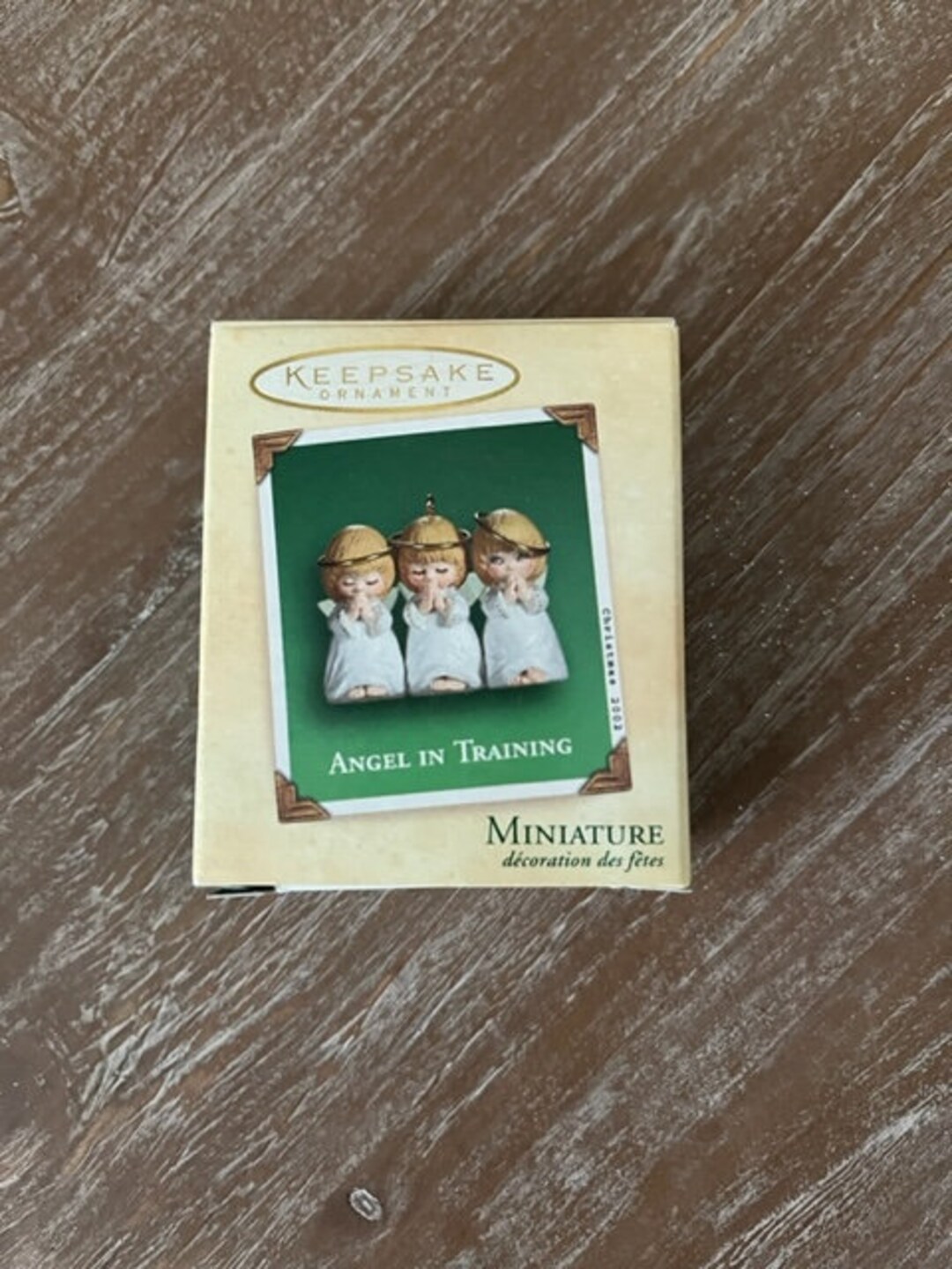 Vintage Angel-2002-angel in Training-mini Hallmark Keepsake Ornament ...