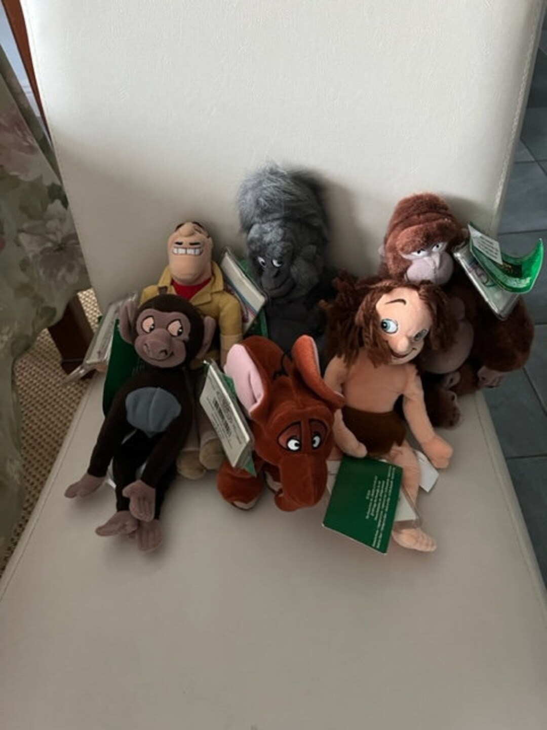 Vintage Disney "tarzan"- Mini Bean Bag Plushies- Rare Tarzan(8 In ...