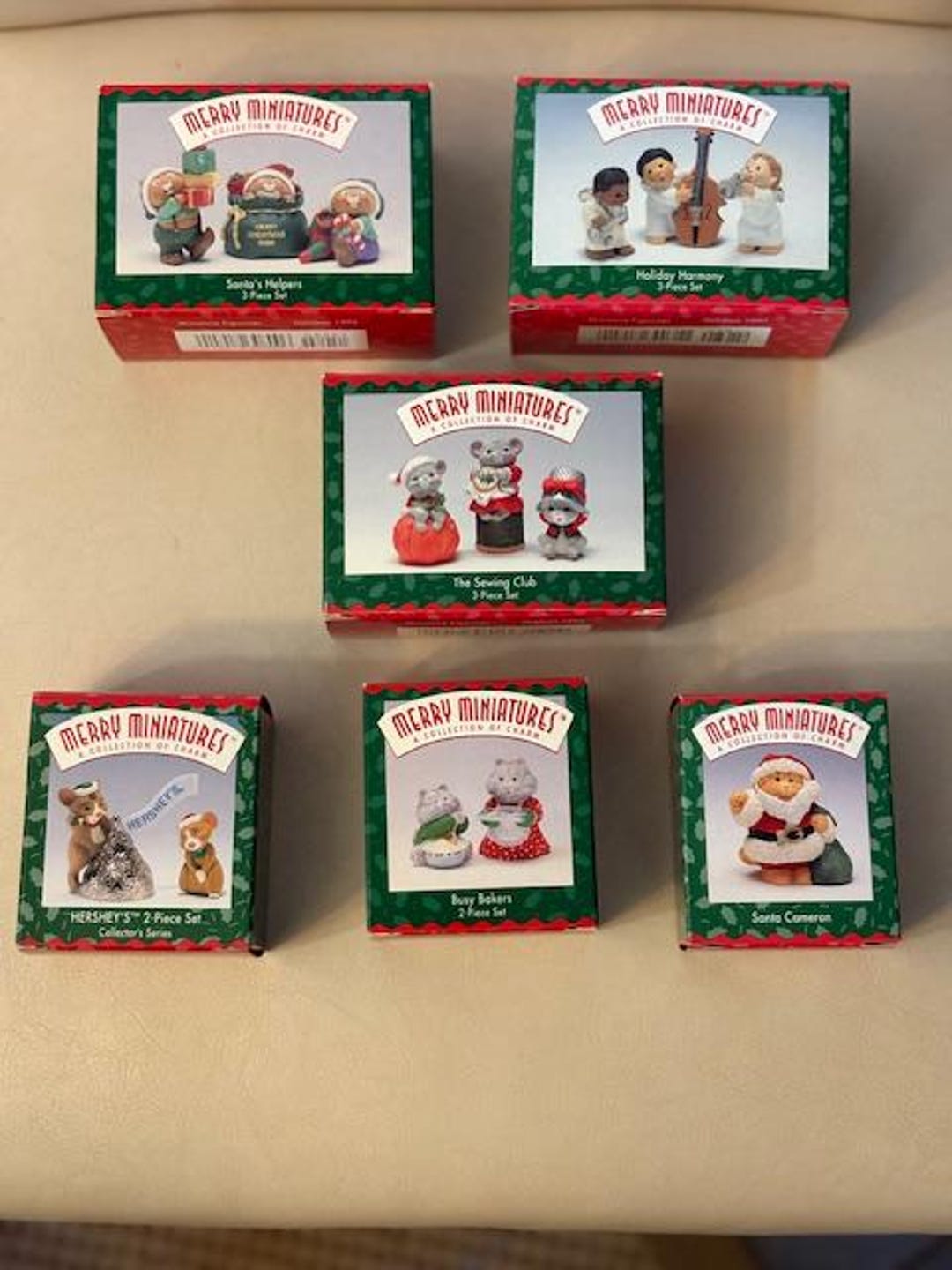 Vintage Hallmark Merry Miniatures- Christmas Collection- New With Tags ...